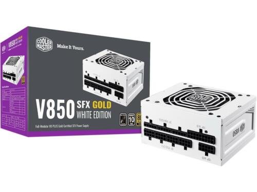 FUENTE DE PODER COOLER MASTERV SFX GOLD 850W WHITE MPY-8501-SFHAGV-WU ...