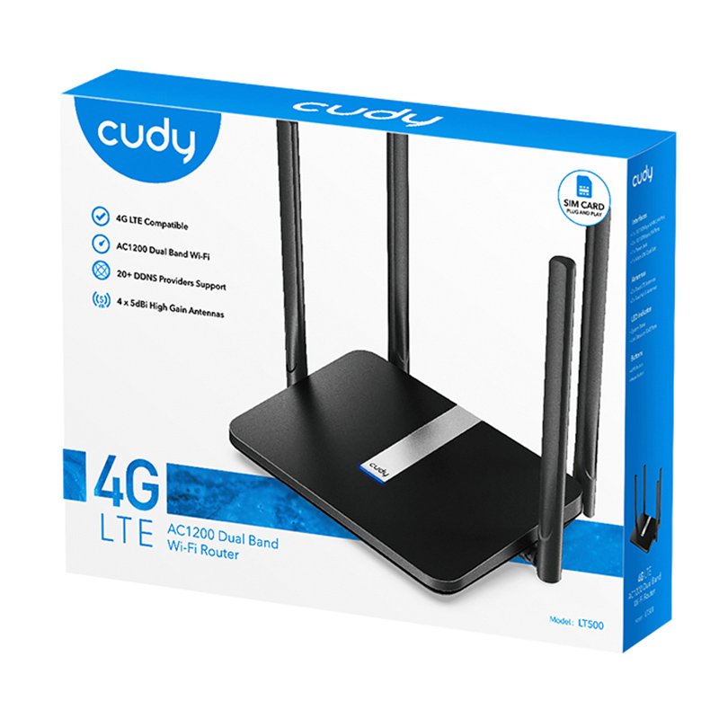 Router Cudy LT500D-AU 4G LTE CAT.4 AC1200 - Conectividad Ultrarrápida y ...