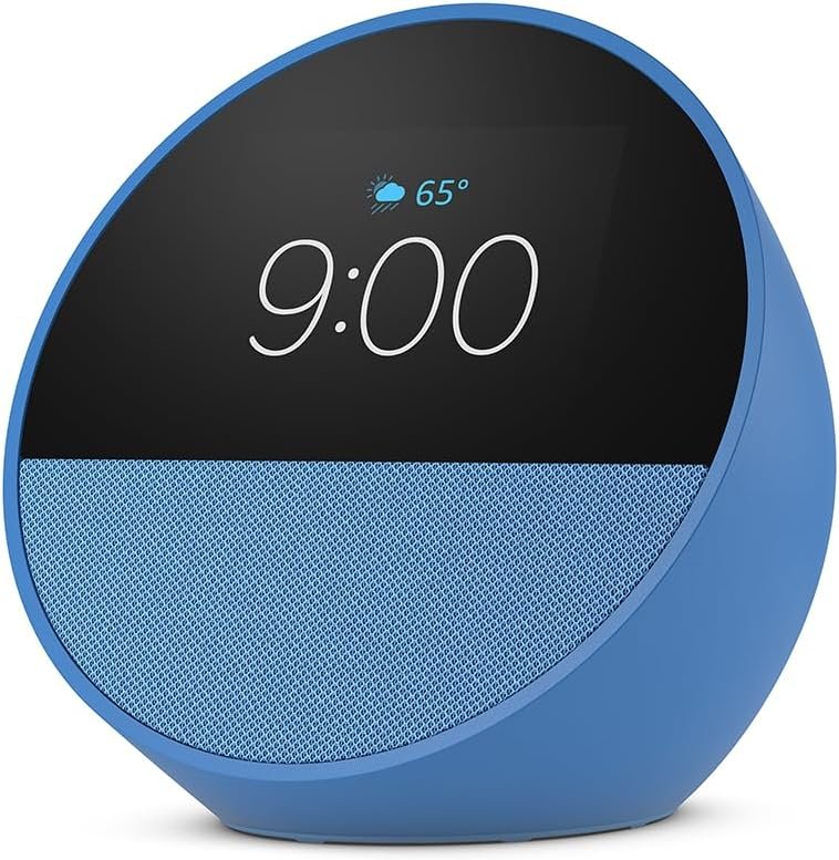 Amazon Echo Spot Azul - Asistente de Voz Inteligente con Pantalla ...