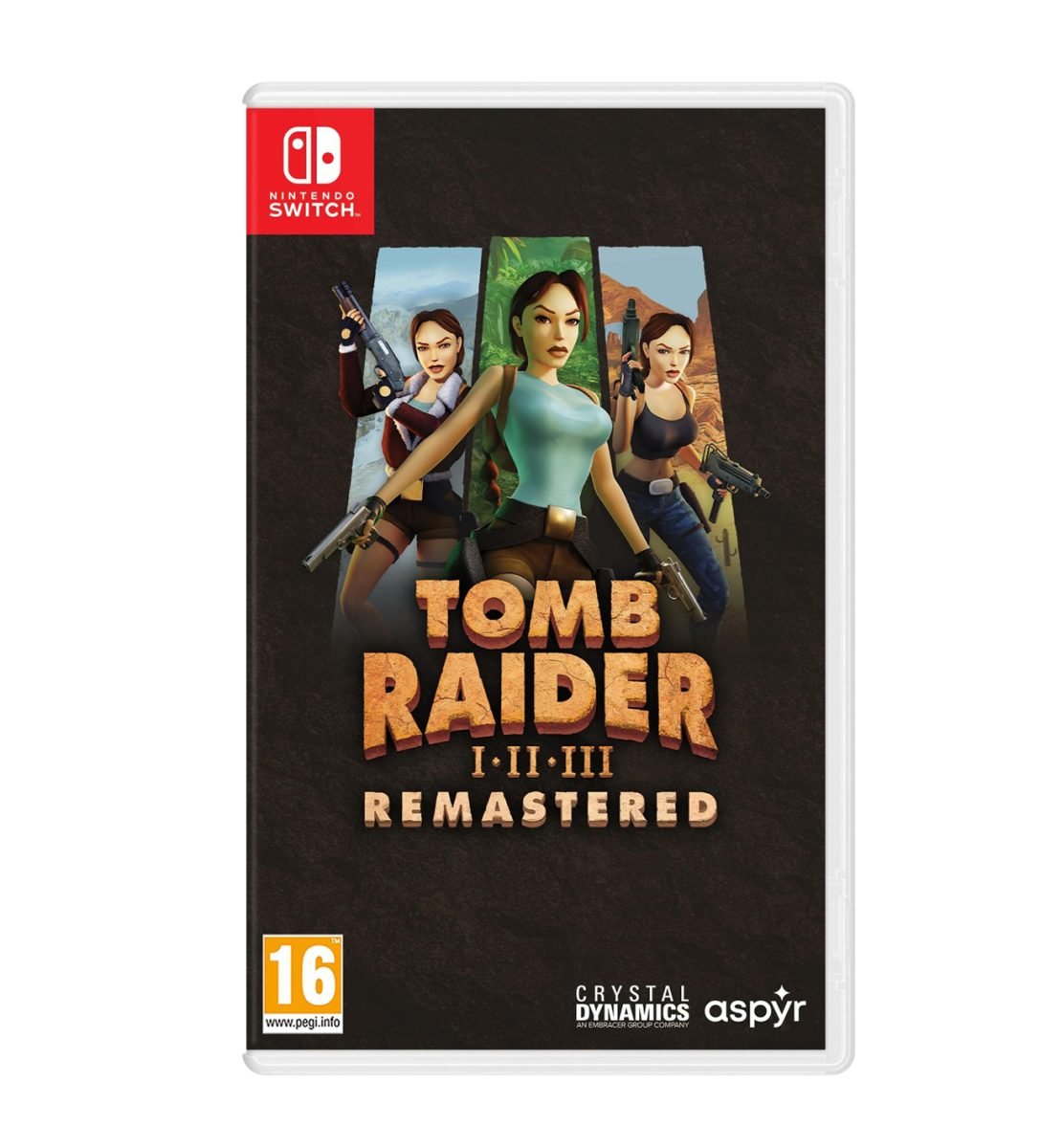 Tomb Raider I-III Remastered Starring Lara Croft Nintendo Switch ...